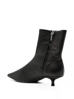 Calvin Klein Pointed-toe Kitten-heel Boots