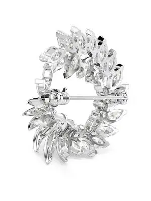 SWAROVSKI Mesmera Crystal-embellished Wreath Brooch