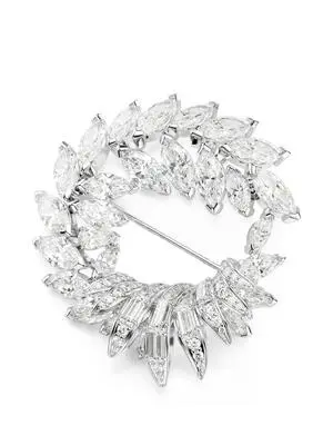 SWAROVSKI Mesmera Crystal-embellished Wreath Brooch