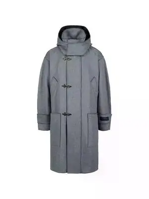Iceberg Toggle-fastening Hooded Coat - Grey