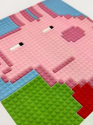 MOSTLY HEARD RARELY SEEN 8-BIT Pig-print T-shirt