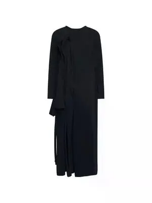 Yohji Yamamoto Binder Draped Layered Maxi Dress