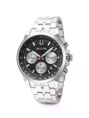 Bulova 45mm Quartz Watch - Black