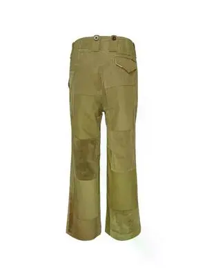 Junya Watanabe Patchwork Corduroy Trousers - Green