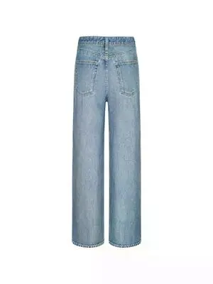 Rag & Bone Rb Miramar Sport Stripe Side-stripe Wide-leg Jeans