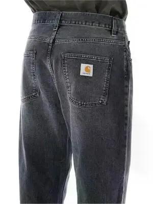 Carhartt Work In Progress Newel Washed-effect Logo-patch Jeans