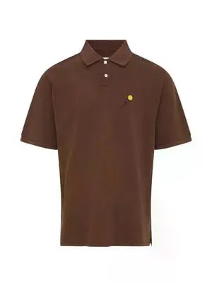 VOWELS Embroidered-logo Polo Shirt