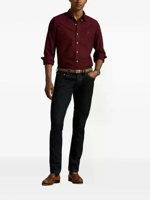 Polo Ralph Lauren Logo-embroidered Button-down Shirt - Red