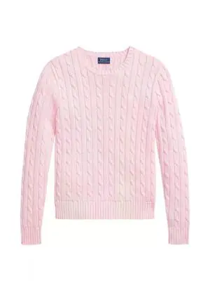 Polo Ralph Lauren Cable-knit Cotton Sweater - Pink