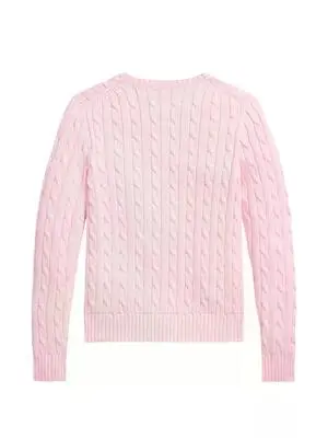 Polo Ralph Lauren Cable-knit Cotton Sweater - Pink
