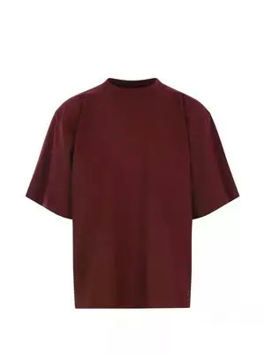 HED MAYNER Oversized Logo-embroidered T-shirt - Red