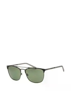 Calvin Klein Double-bridge Square-frame Sunglasses - Grey