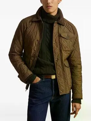 Polo Ralph Lauren Quilted Corduroy-collar Jacket - Brown