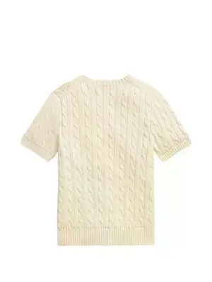 Polo Ralph Lauren Cable-knit Short-sleeve T-shirt
