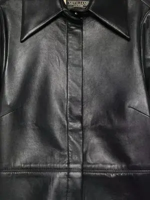 MITILIANE COUTURE Leather Long-sleeve Shirt