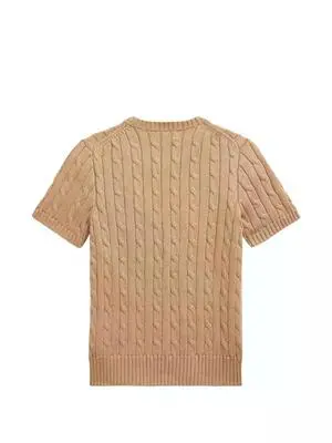 Polo Ralph Lauren Cable-knit Short-sleeve T-shirt