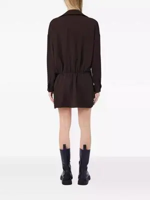 Liu Jo Gold-tone Hardware V-neck Dress