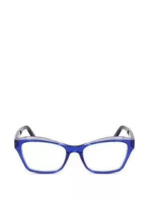 FERRAGAMO Cat-eye Full-rim Glasses - Blue