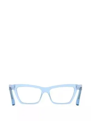 FERRAGAMO Gancini Transparent Cat-eye Glasses