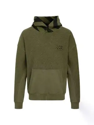 Off-White Logo-print Hoodie - Green