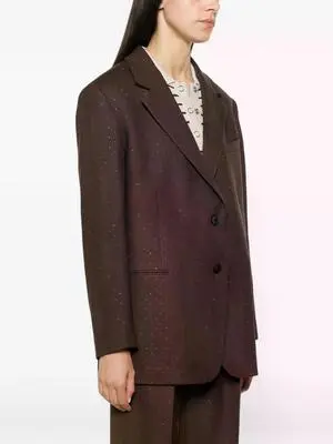 Sandro Crystal-embellished Tailored Blazer