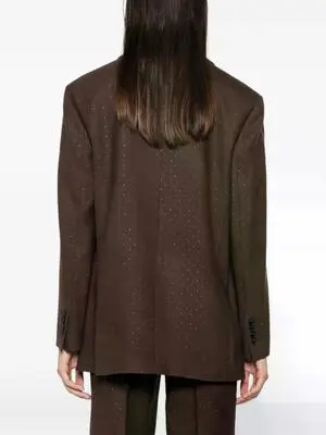 Sandro Crystal-embellished Tailored Blazer
