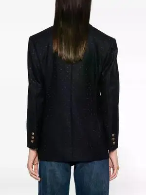 Sandro Rhinestone-embellished Double-breasted Blazer