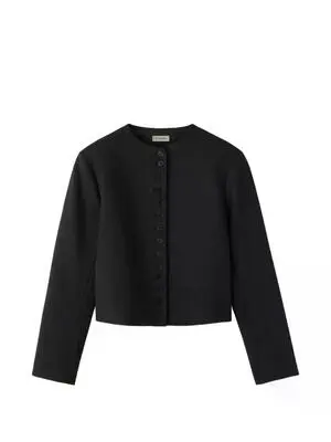 Almada Label Funda Cropped Boxy Jacket - Black