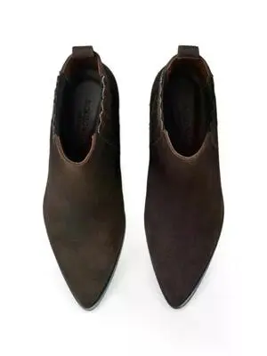 SCAROSSO Olivia Pointed-toe Chelsea Boots