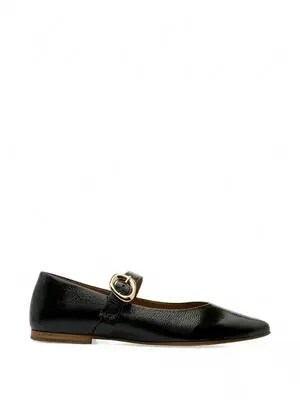 LOTTUSSE Bel Buckle-strap Ballet Flats - Black