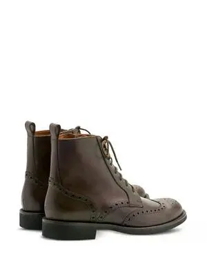 LOTTUSSE Brogue-detail Lace-up Boots