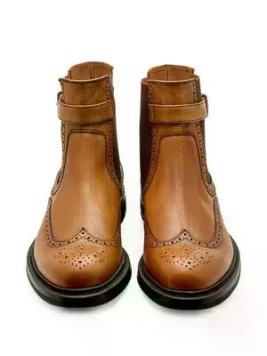 LOTTUSSE Walton Brogue-detail Ankle Boots