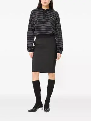 ROTATE BY BIRGER CHRISTENSEN Striped Slinky Sweater