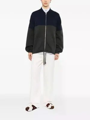 Loewe Colour-block Zip-up Cardigan