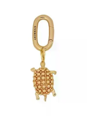 Givenchy Lucky Charms Turtle Charm Bag In Metal - Gold