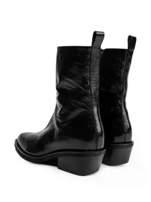 POEVE Leather Ankle Boots