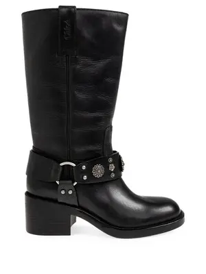 Chloé Boots "dakota" In Vintage-effect Leather