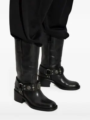 Chloé Dakota Vintage Effect Leather Boots