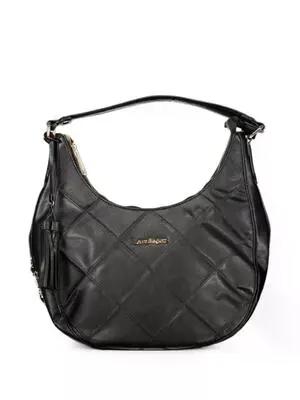 LAURA BIAGIOTTI Quilted Tassel-detail Tote Bag - Black