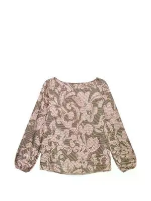 Malìparmi Floral-print Reversible Blouse