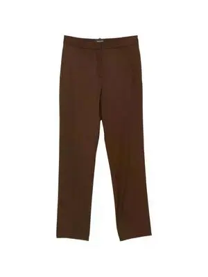Fabiana Filippi Bead-embellished Tailored Trousers - Brown