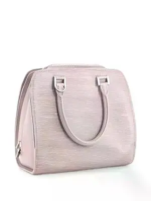 LOUIS VUITTON Pont Neuf Handbag Epi Leather Pm Satchel - Purple