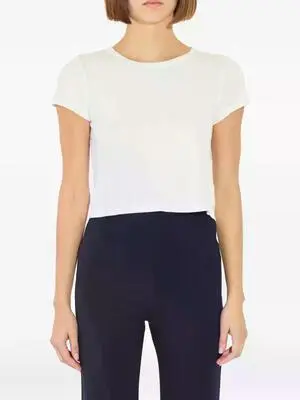 THE PARK Corrie Logo-embroidered Cropped T-shirt