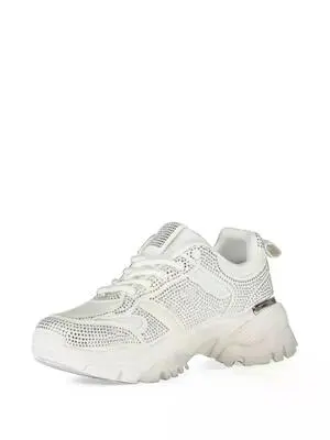 LAURA BIAGIOTTI Rhinestone-embellished Chunky Sneakers
