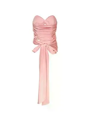 STOLEN STORES Ruched Strapless Top