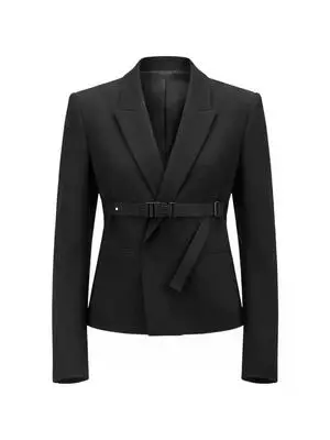 Rick Owens Alice Buckled-strap Jacket - Black