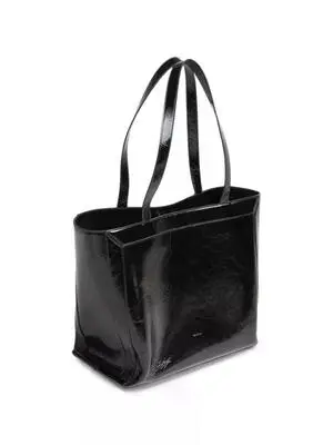 WANDLER Ida Crinkled-leather Tote Bag