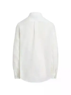 Polo Ralph Lauren Logo-embroidered Linen Shirt
