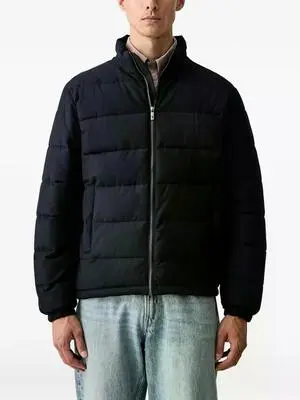 TRUSSARDI Quilted High-neck Jacket - Blue