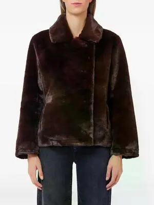 Liu Jo Faux-fur Double-breasted Coat